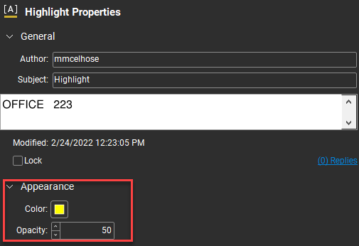 Highlights are opaque and conceal drawing or text | Bluebeam Technical ...